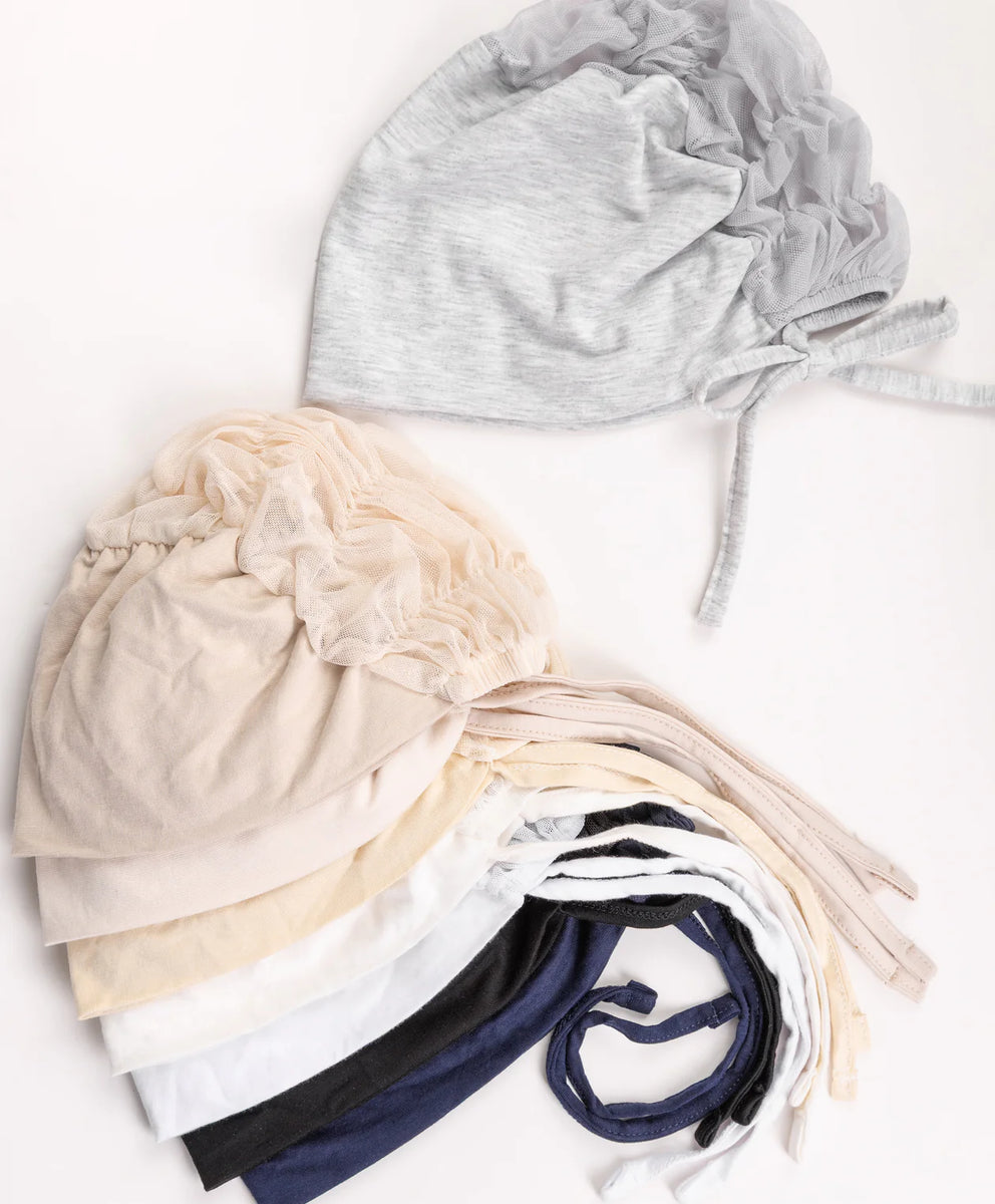 Bonnet Respirant à Nouer - BEIGE CRÈME – challymaroc