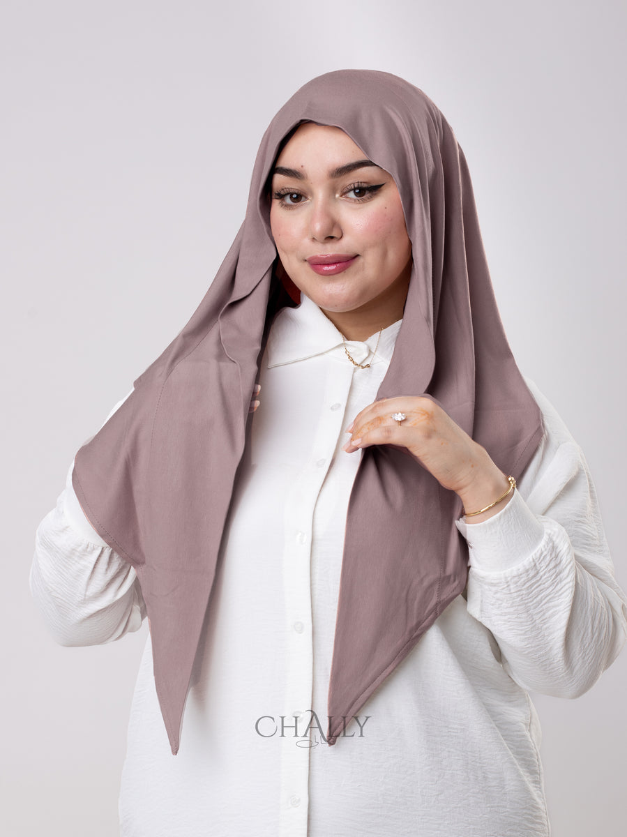 Triangle Hijab - TAUPE – challymaroc